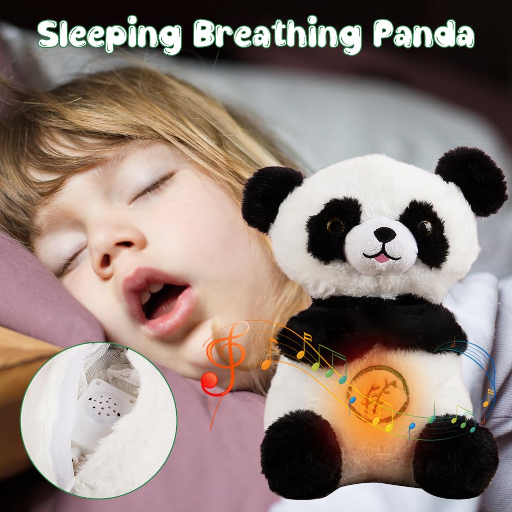 HOVCEH Breathing Teddy Anxiety Relief Panda, Soothing Breathing Panda ...