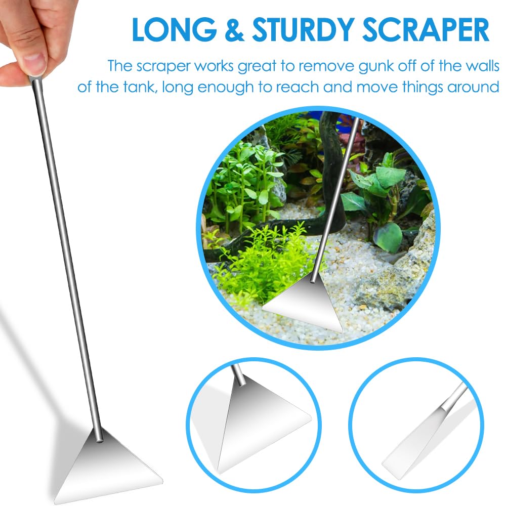Snapklik.com : Aquascape Tools Aquarium Kit, 4PCS Long Aquascaping ...