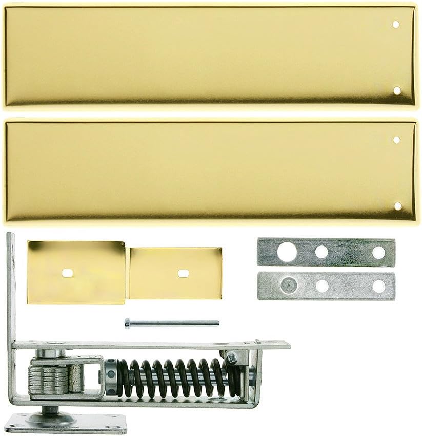 Standard Duty Swinging Door Floor Hinge with Plated-Steel Cover Plates ...