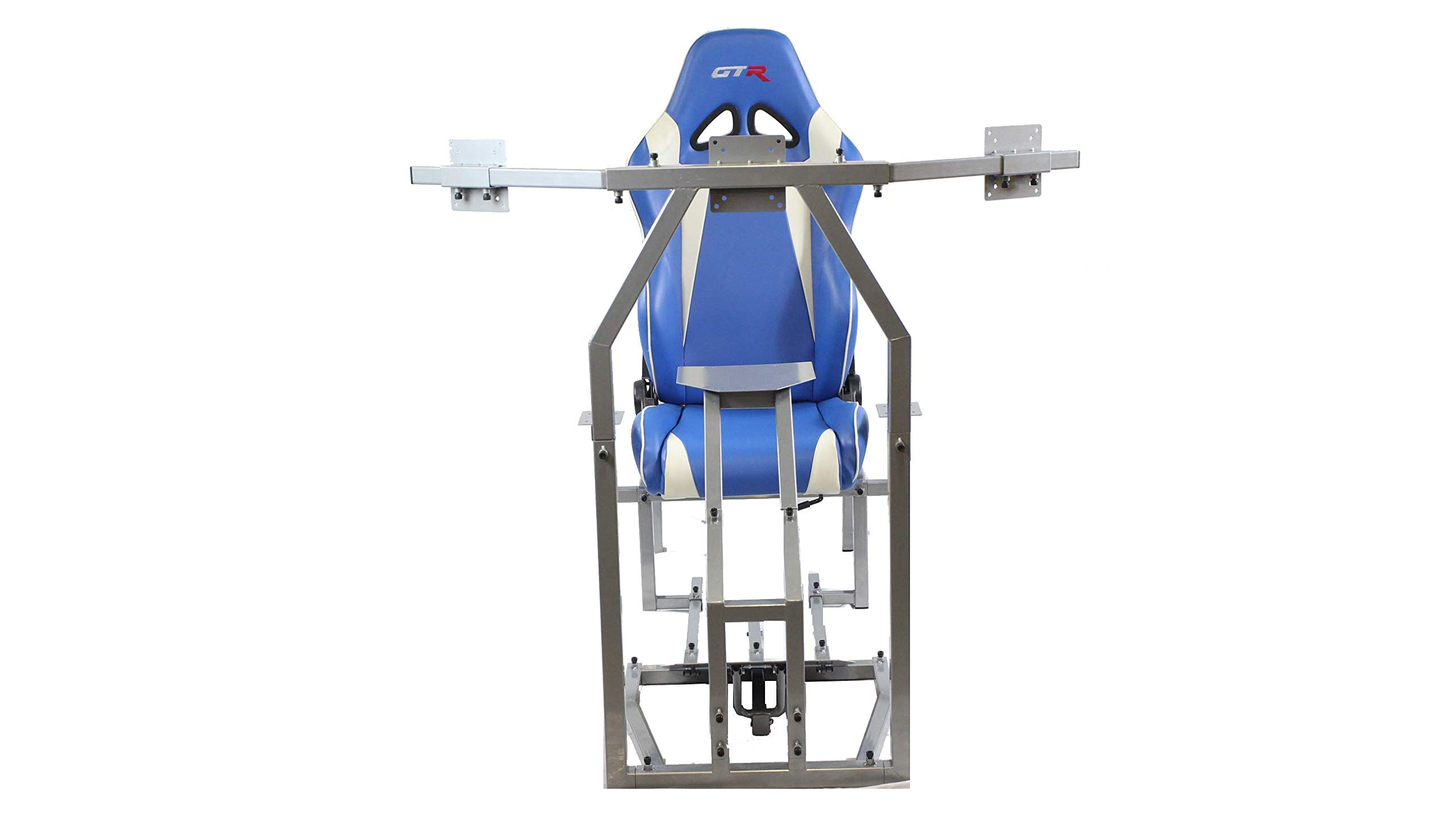 GTR Simulator CRJ Model Flight Simulator Silver Frame with Adjustable ...