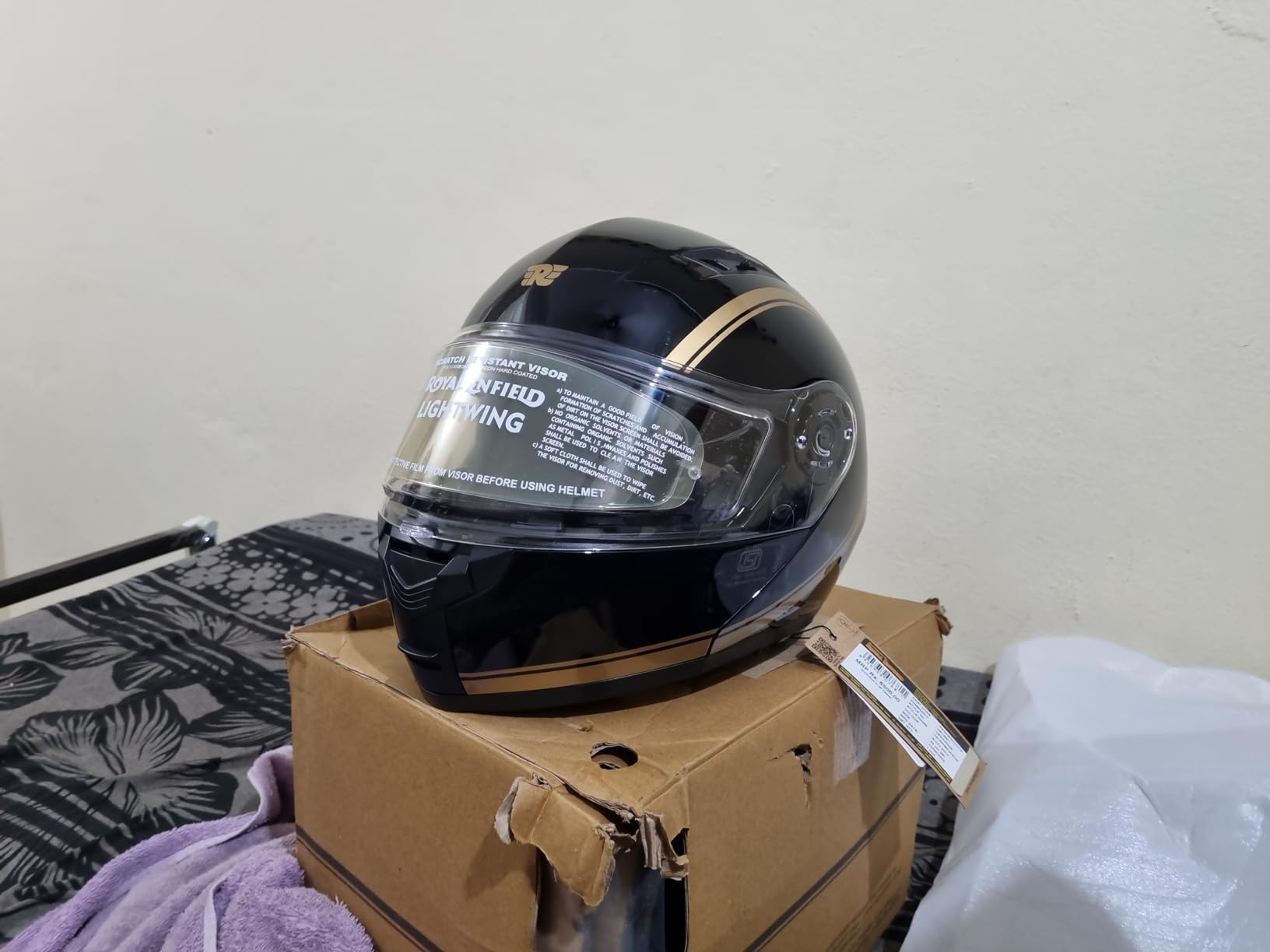 Royal Enfield ISI & DOT Certified Bullet Lightwing Modular Riding ...