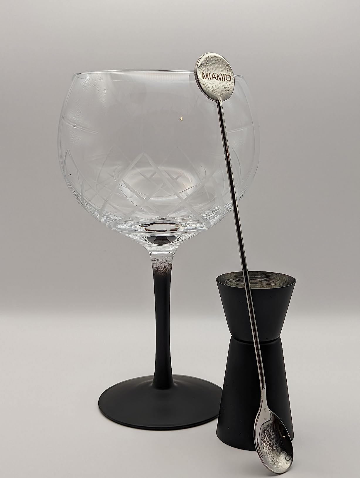 MIAMIO - 2 x 650 ml Gin Glass/Set of 2 Gin and Tonic Glasses - Ideal ...