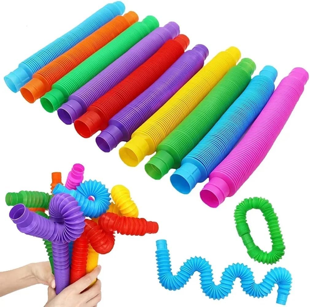VGRASSP Push and Pull Pipe Tube Toy for Kids, Toddlers - Stretch and ...