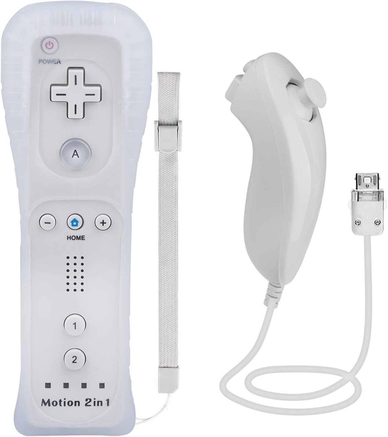 TechKen 2 In 1 Telecomando per Wii Motion Plus Remote Game Controller e ...