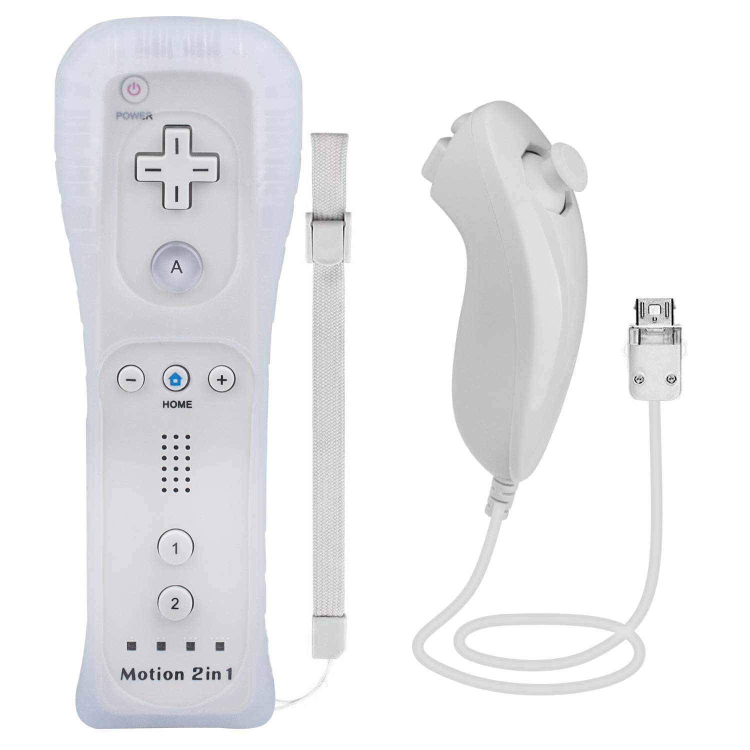 TechKen Controller für Wii mit Motion Plus und Wii Nunchuck Controller ...