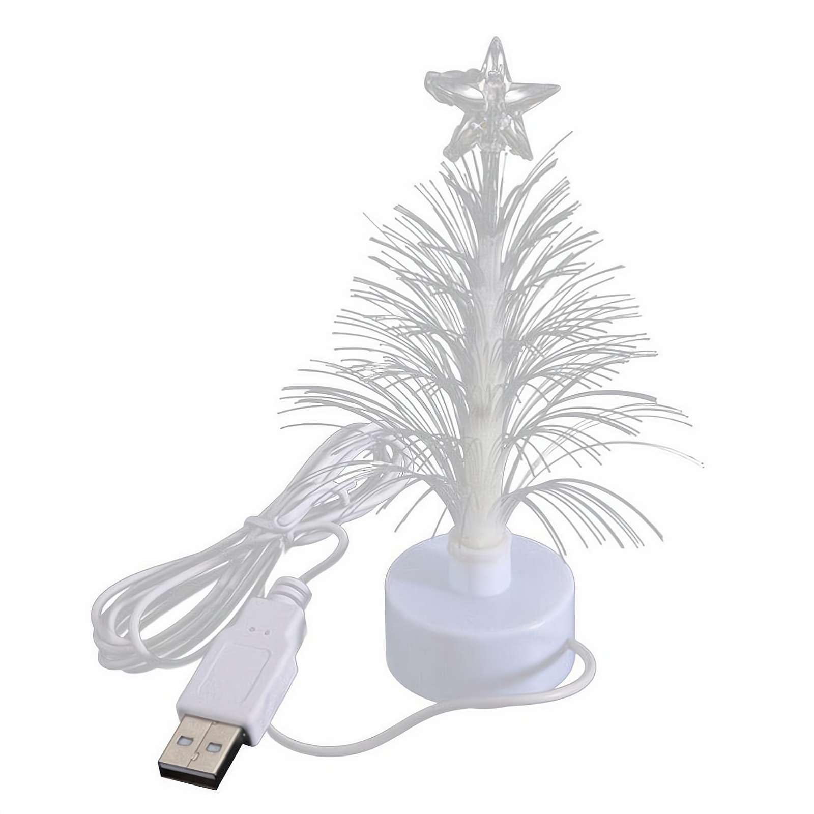 Amazon.com: RYGRZJ Mini Christmas Tree USB LED Light Xmas Tree,Color ...