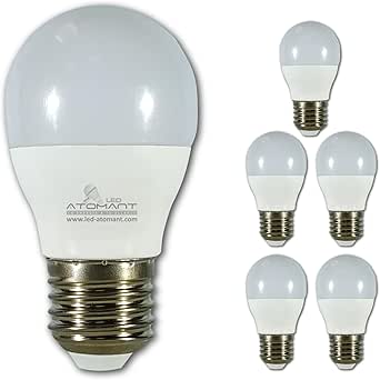 6 Pack A15 LED Bulb 9W 800 Lumens, 2700K Soft White, 110V Small Light ...