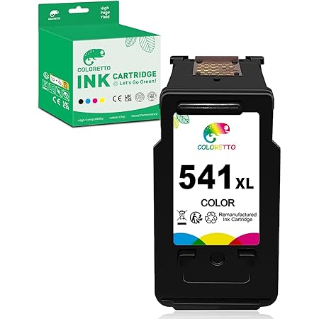 540 and 541 Ink Cartridges, ATOPINK Printer Ink 540 541 Replacement for ...