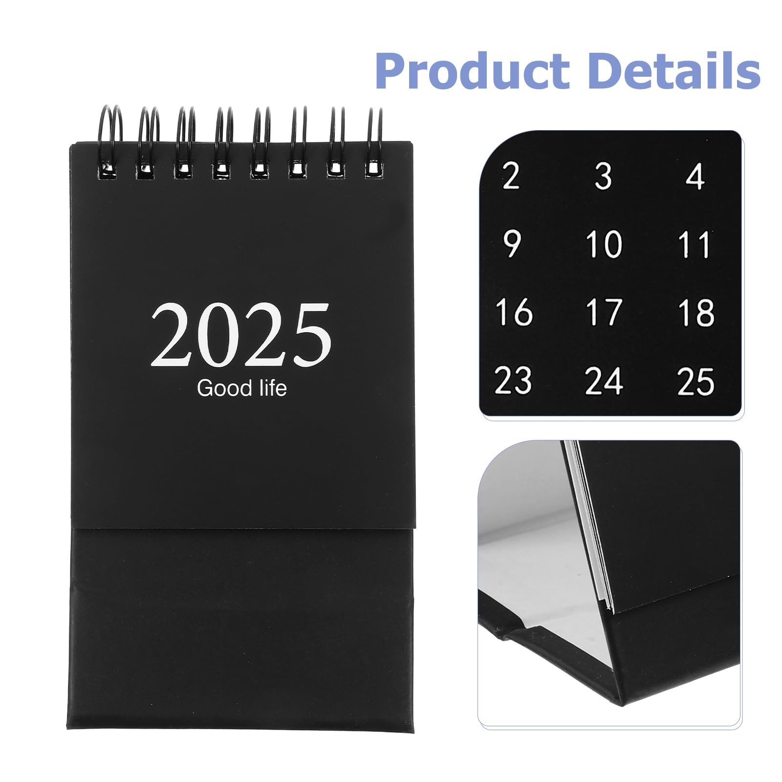 Calendar Book 2024-2025 Daily Planner STOBOK Tiny Flip Calendar Desk ...