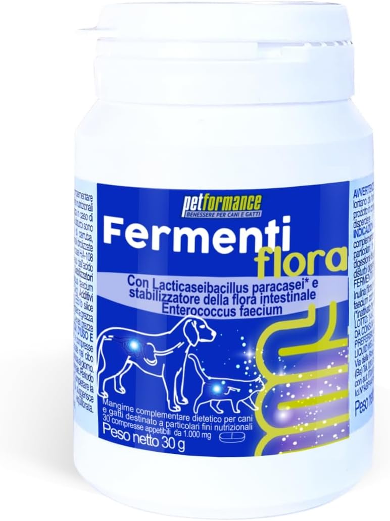 NBF Lanes | Reuteral Pet Cane, 30 Capsule, Probiotico a base di ...