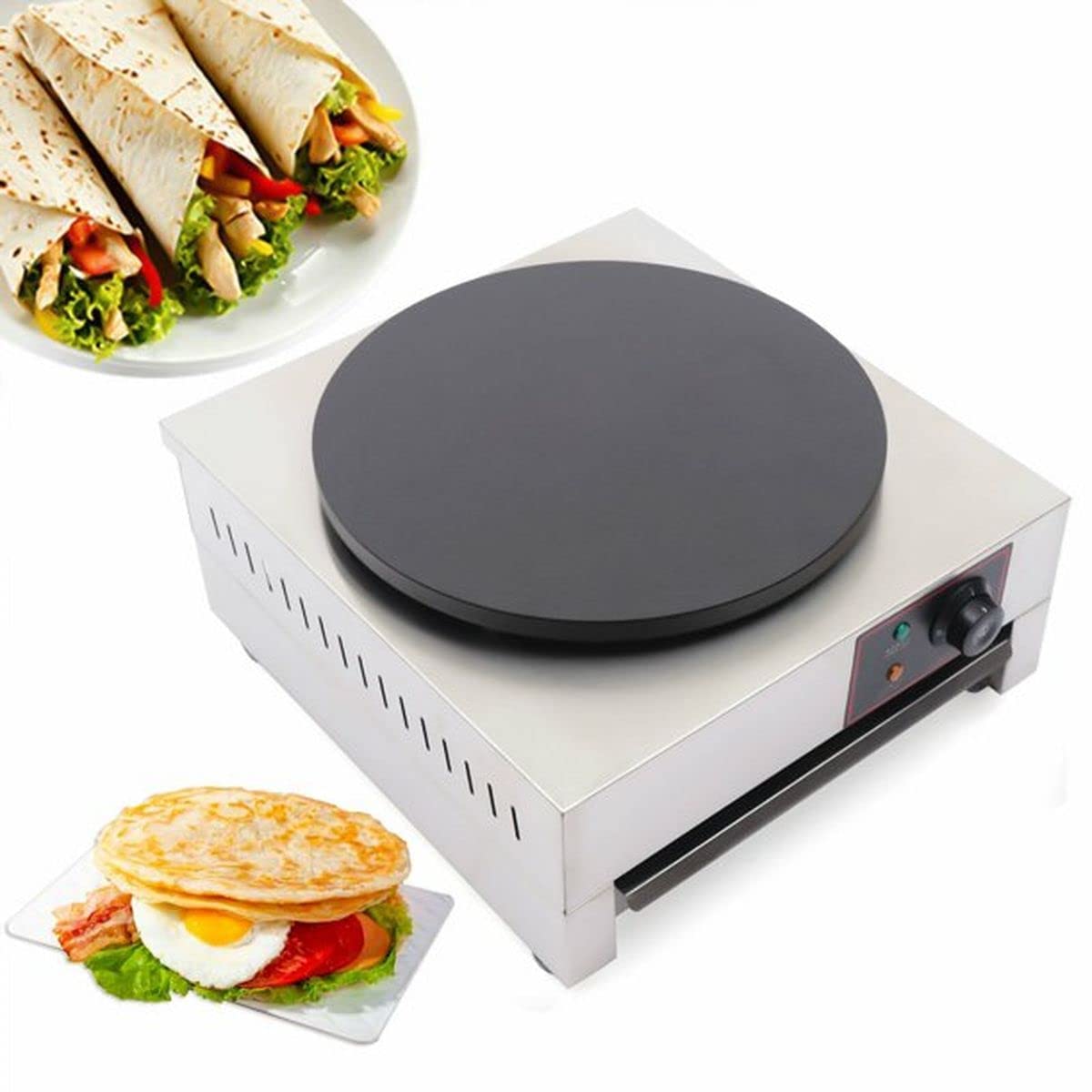 Commercial Electric Crepe Maker Machine Dosa maker for Making Frankies ...