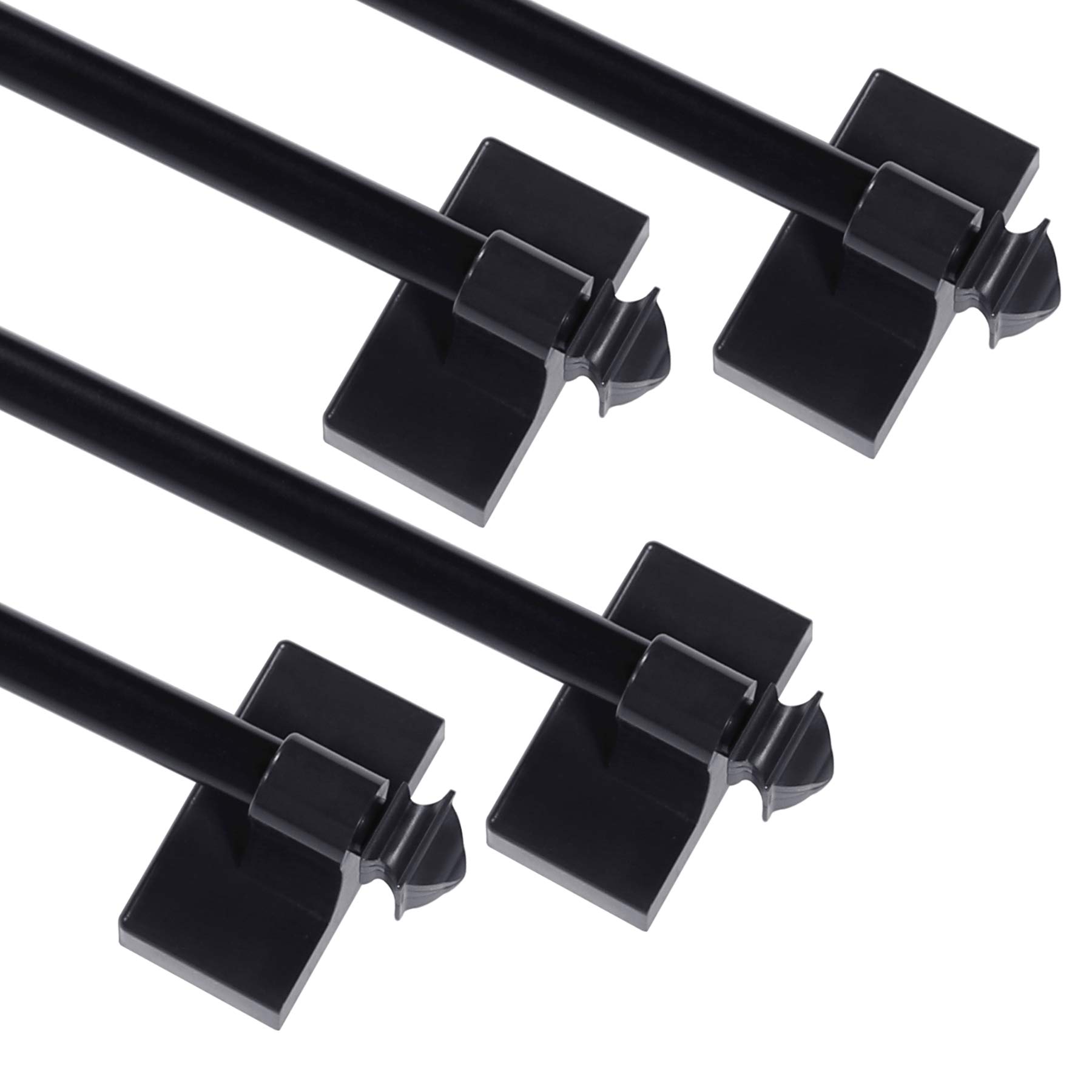 Amazon.com: Turquoize Magnetic Curtain Rod Multi-Use Adjustable Cafe ...