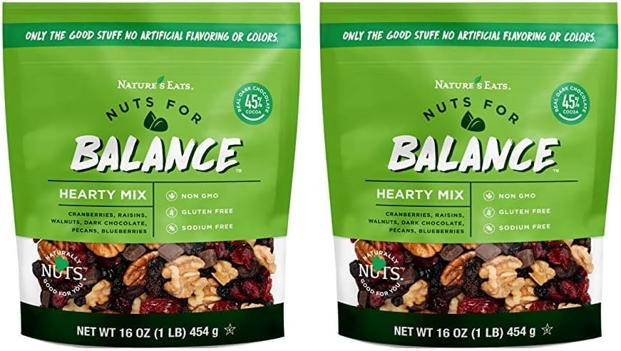 Amazon.com : Nature's Eats Nuts for Balance Hearty Trail Mix, chocolate ...