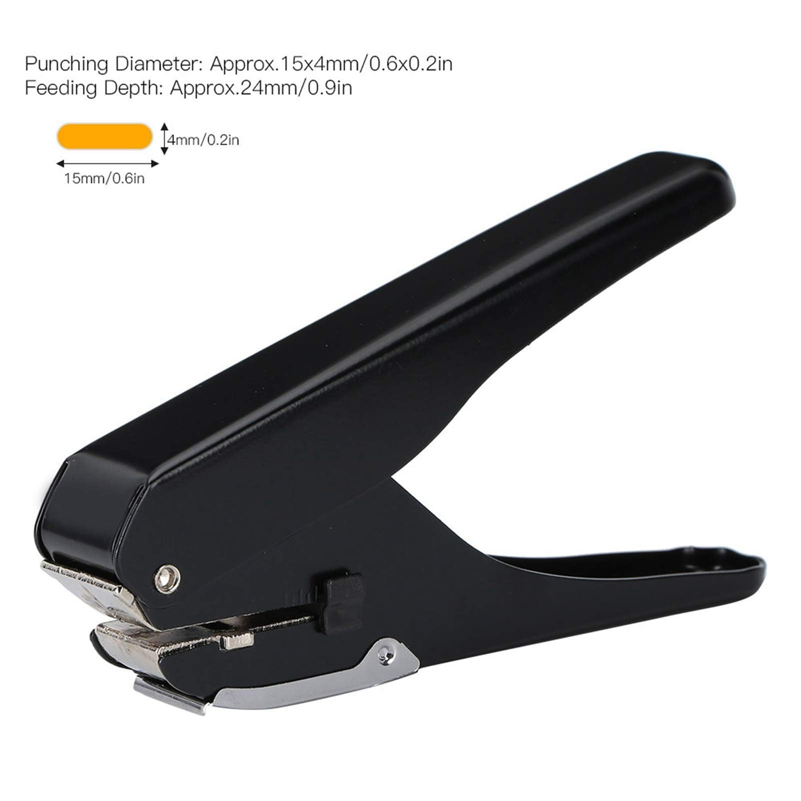GAESHOW Slot Puncher, Heavy-Duty Slot Punch, Handheld Badge Hole ...