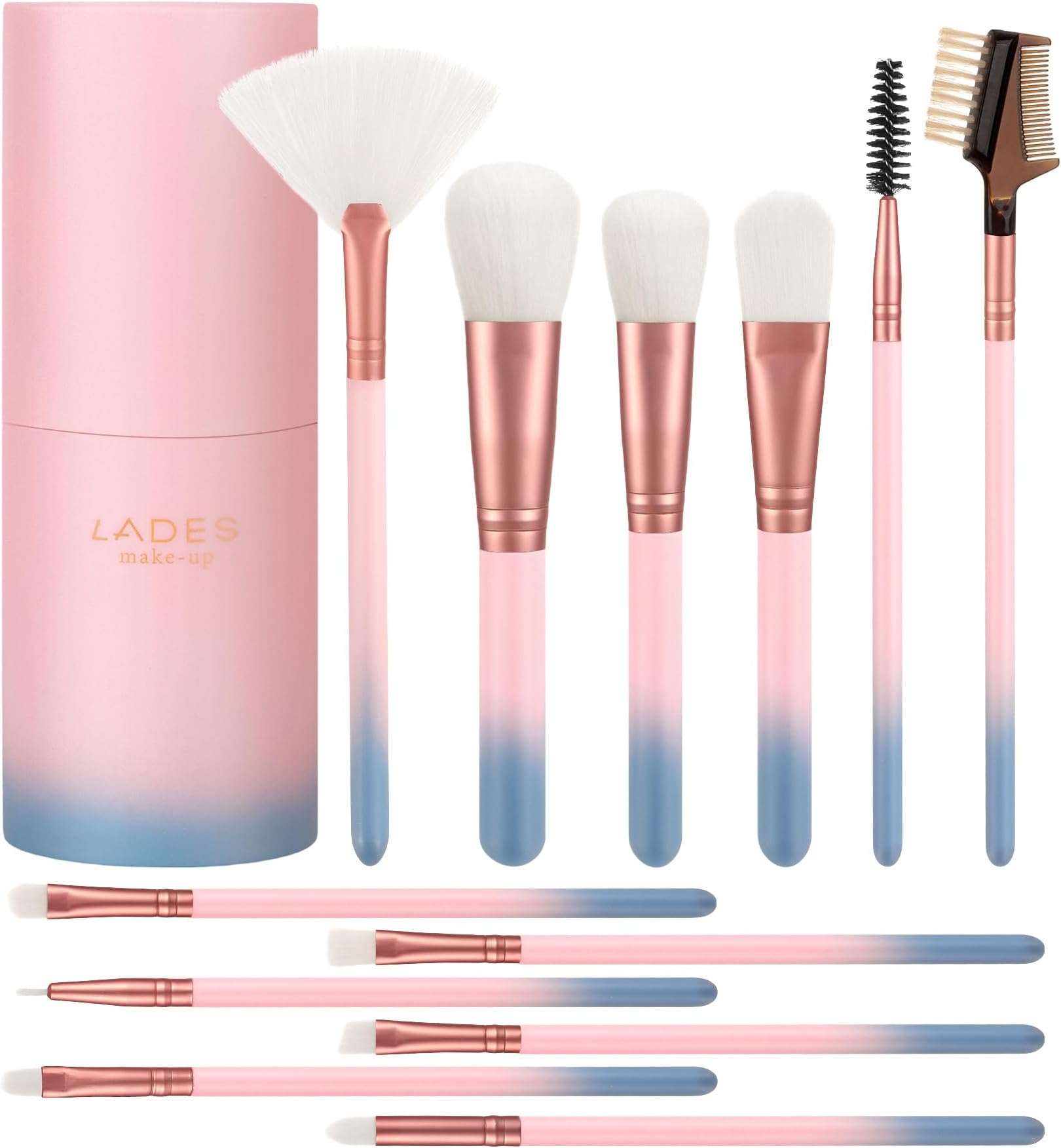 Amazon.com: Makeup Brush Set with Case - 12 Pcs Makeup Brush Sets for ...
