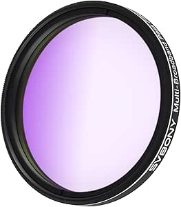 Amazon.com : SVBONY SV260 Telescope Filter, 2'' Multi-bandpass Star Field Filter, 90% Light ...