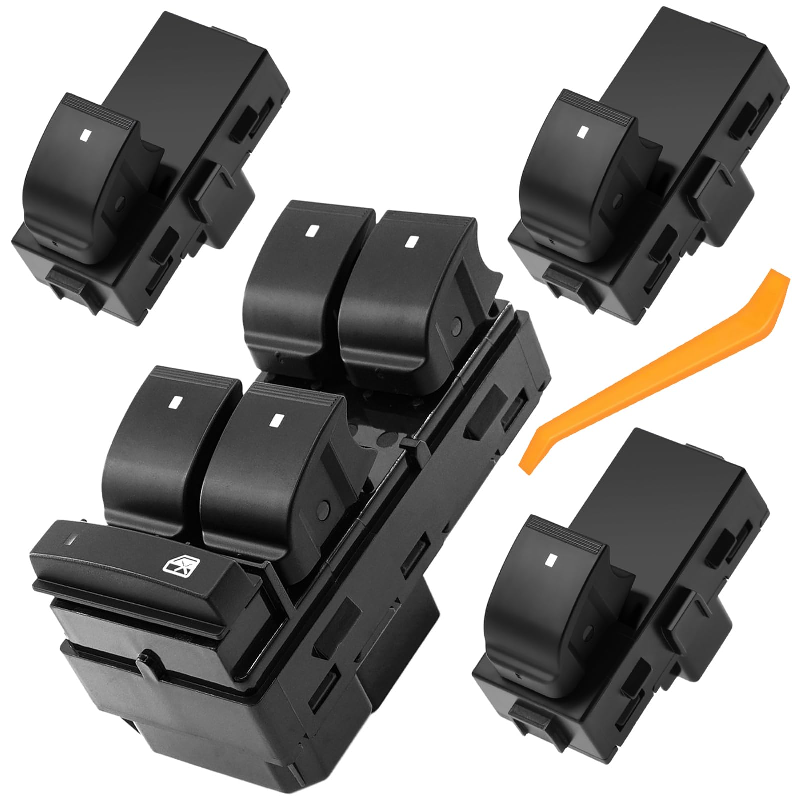 Amazon.com: Power Window Switch Driver Side & 3 Pcs Passenger Window ...
