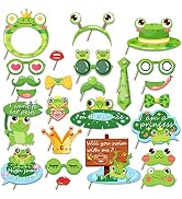 Amazon.com: 25pcs Glow Neon Photo Booth Props with Stick, Photo Props ...