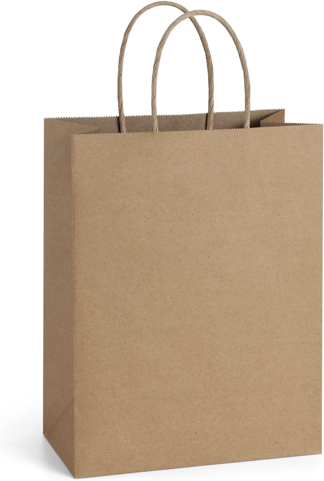 BagDream 50Pcs Gift Bags 8x4.25x10.5 Brown Paper Gift Bags with Handles ...