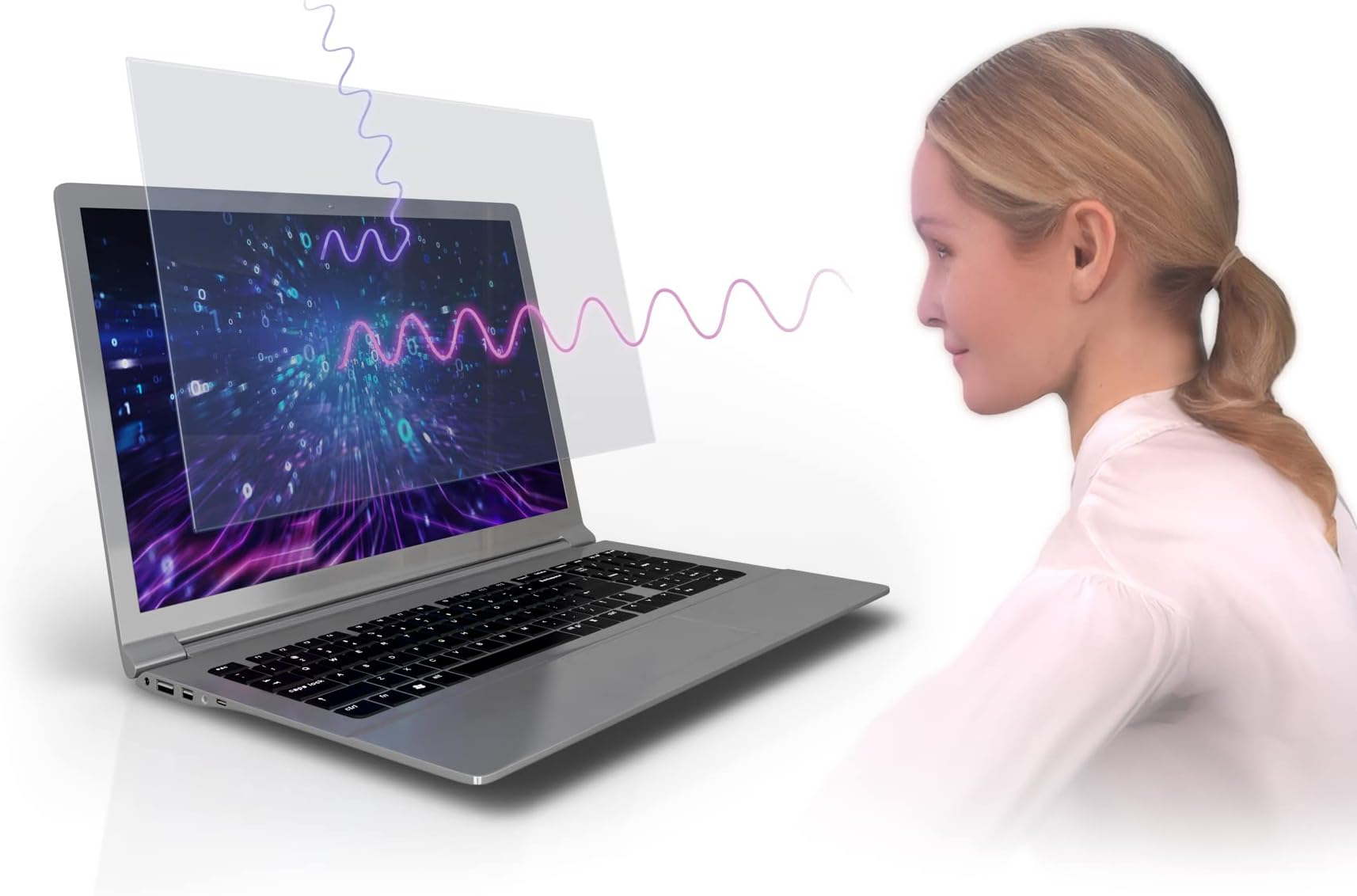 Amazon.com: Premium Anti Blue Light and Anti Glare Screen Protector (3 ...