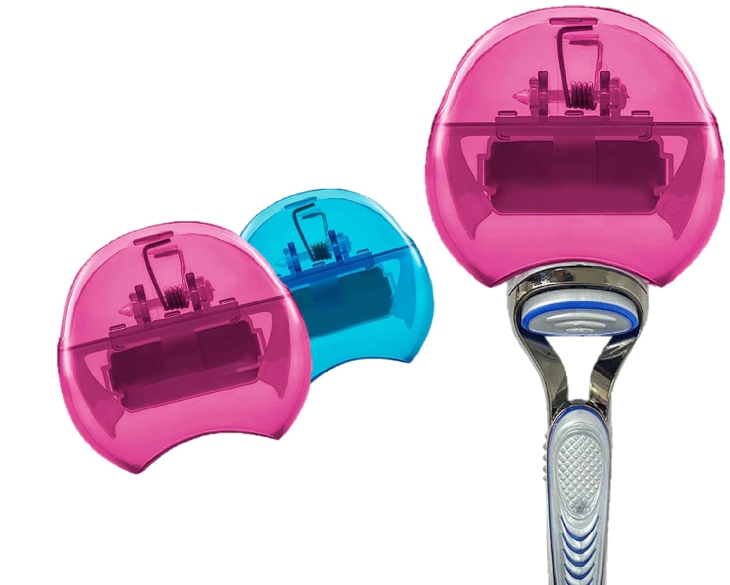 Amazon.com: Men and Women Safety Razor Holder - Clip-On Cover Anti-Rust ...