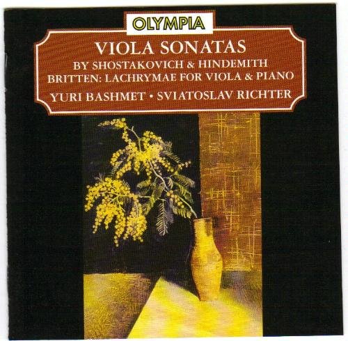 Yuri Bashmet, Sviatoslav Richter, Paul Hindemith, Benjamin Britten ...