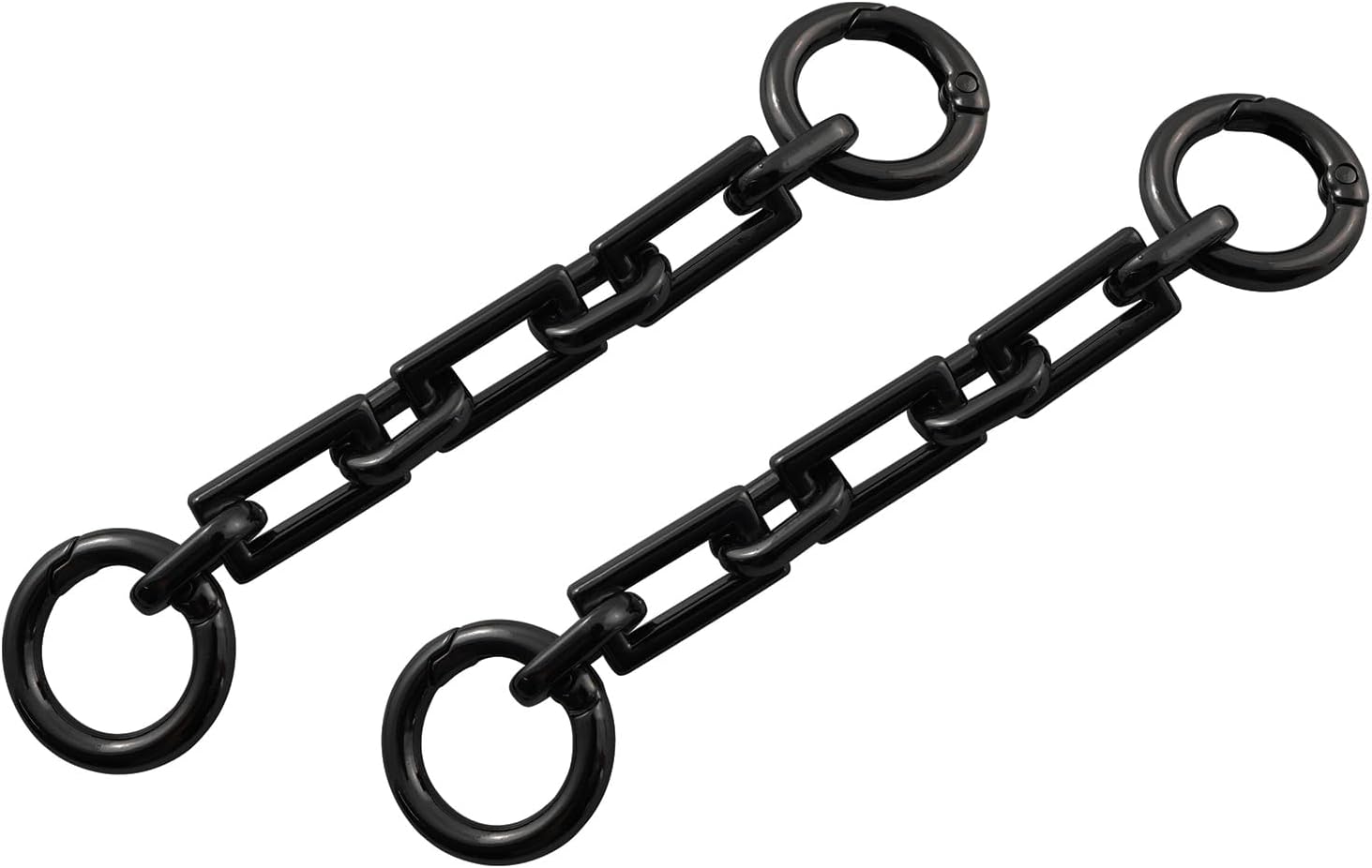 Amazon.com: LQ Industrial 2PCS Gunmetal Wallet Strap Extender Bag ...