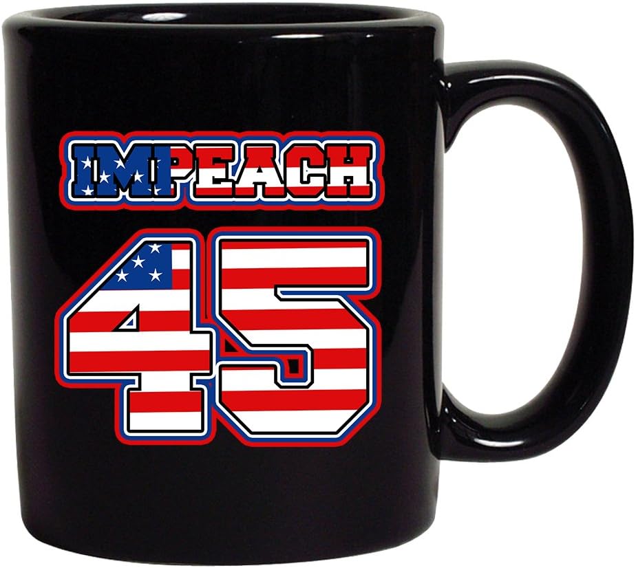 Amazon.com: Impeach 45 President Donald USA American Flag Support DT ...