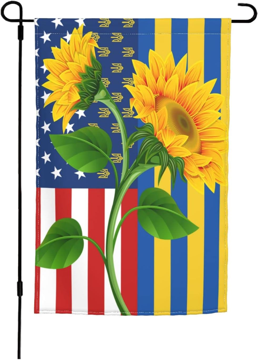 Amazon.com : Ukraine Garden Flag 2 Pack,With Golden Foil Ukraine ...