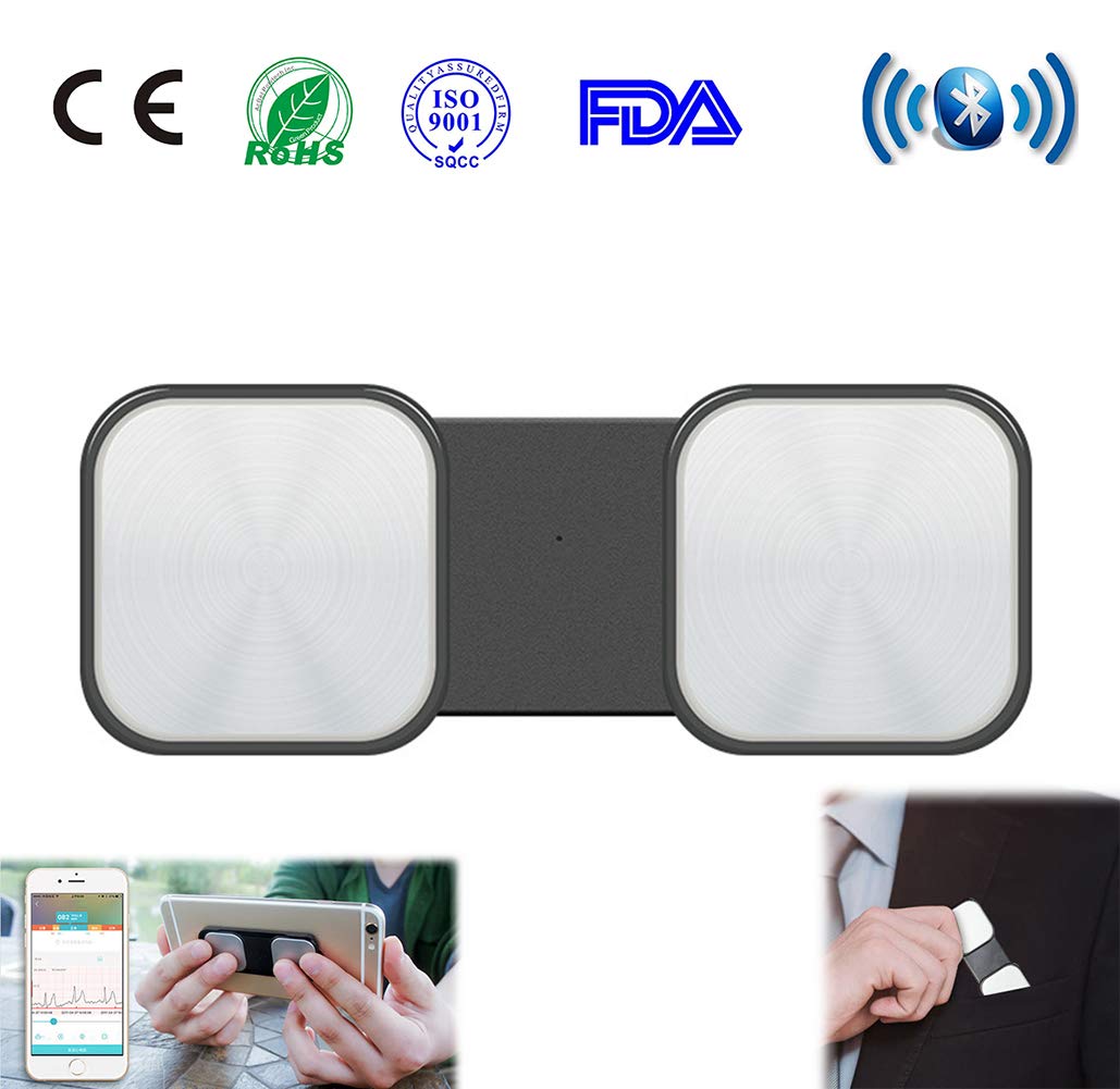 Fmxymc Ecg Monitor Portable Handheld Mobile Wireless Personal Ekg Works ...