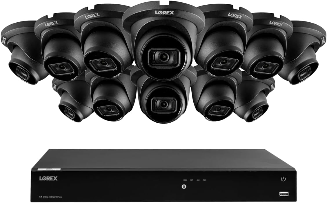Amazon.com : Lorex 4K 8MP 16-Camera Capable (Wired or Fusion Wi-Fi) 4TB ...