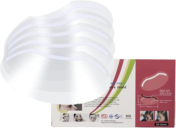50 Pcs Shower Eye Protector, Clear Visors Eye Protector, Eye Shield ...