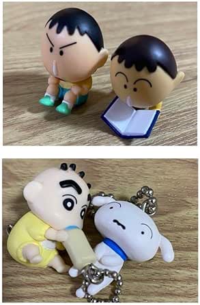 Amazon.co.jp: Baby Shin-chan and Shiro, Bo-chan Gacha Set : Toys & Games