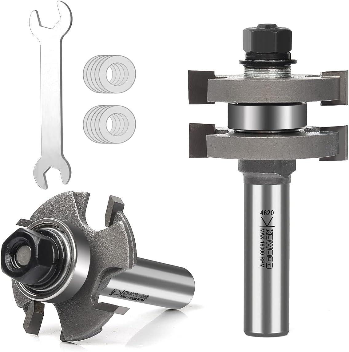 CMT 800.626.11 2-Piece Tongue & Groove Set, 1/2-Inch Shank - Tongue And ...