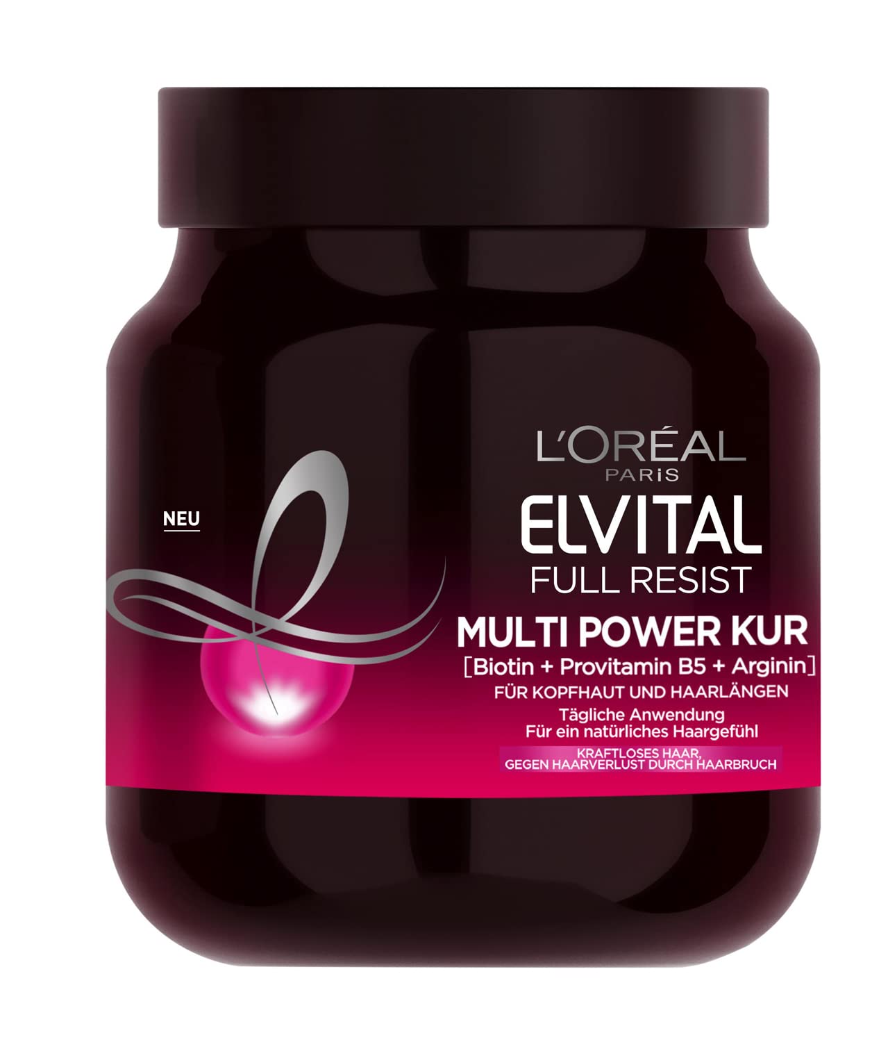 L'Oréal Paris Elvital Haarkur gegen Haarausfall durch Haarbruch, Ohne ...