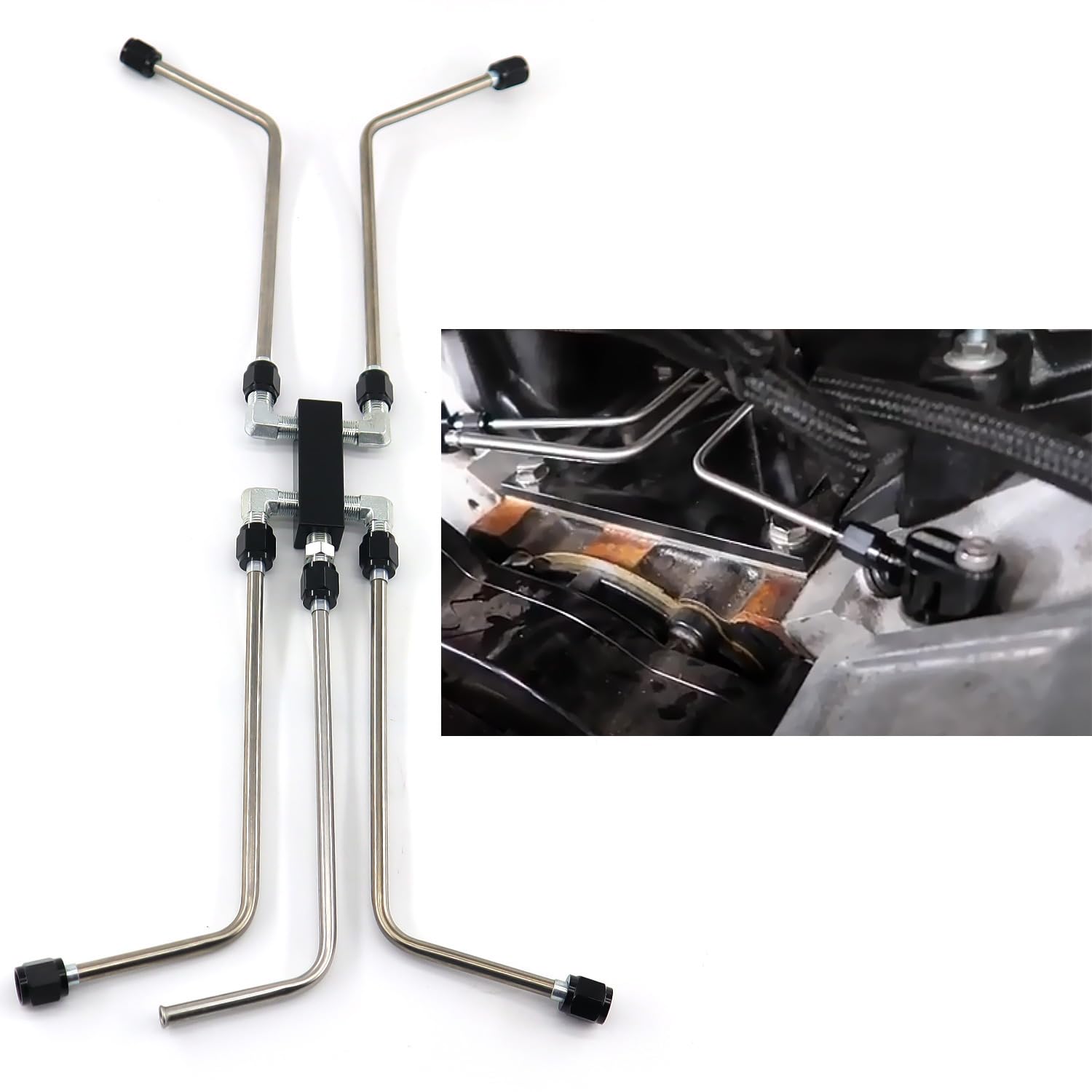 Ls Turbo Kit LS Coolant Crossover Steam Vent Kit, Stainless Steel ...