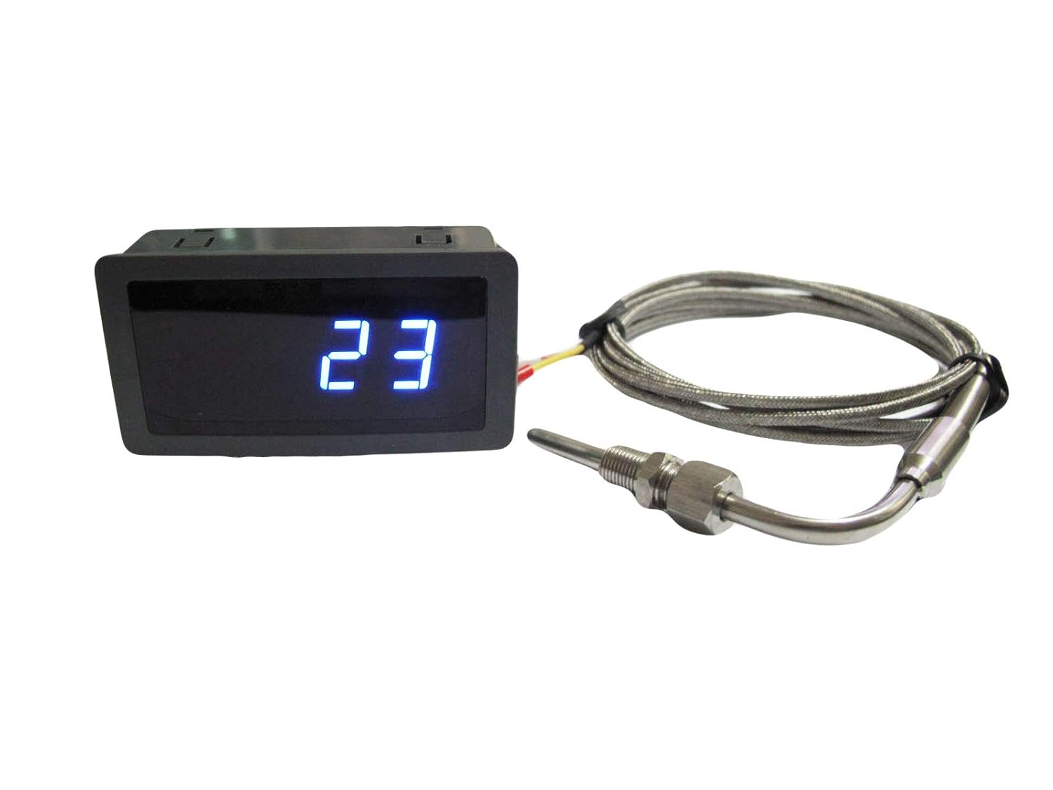 EGT Exhaust Gas K Type Probe Temperature Sensors with Blue LED Gauge ...