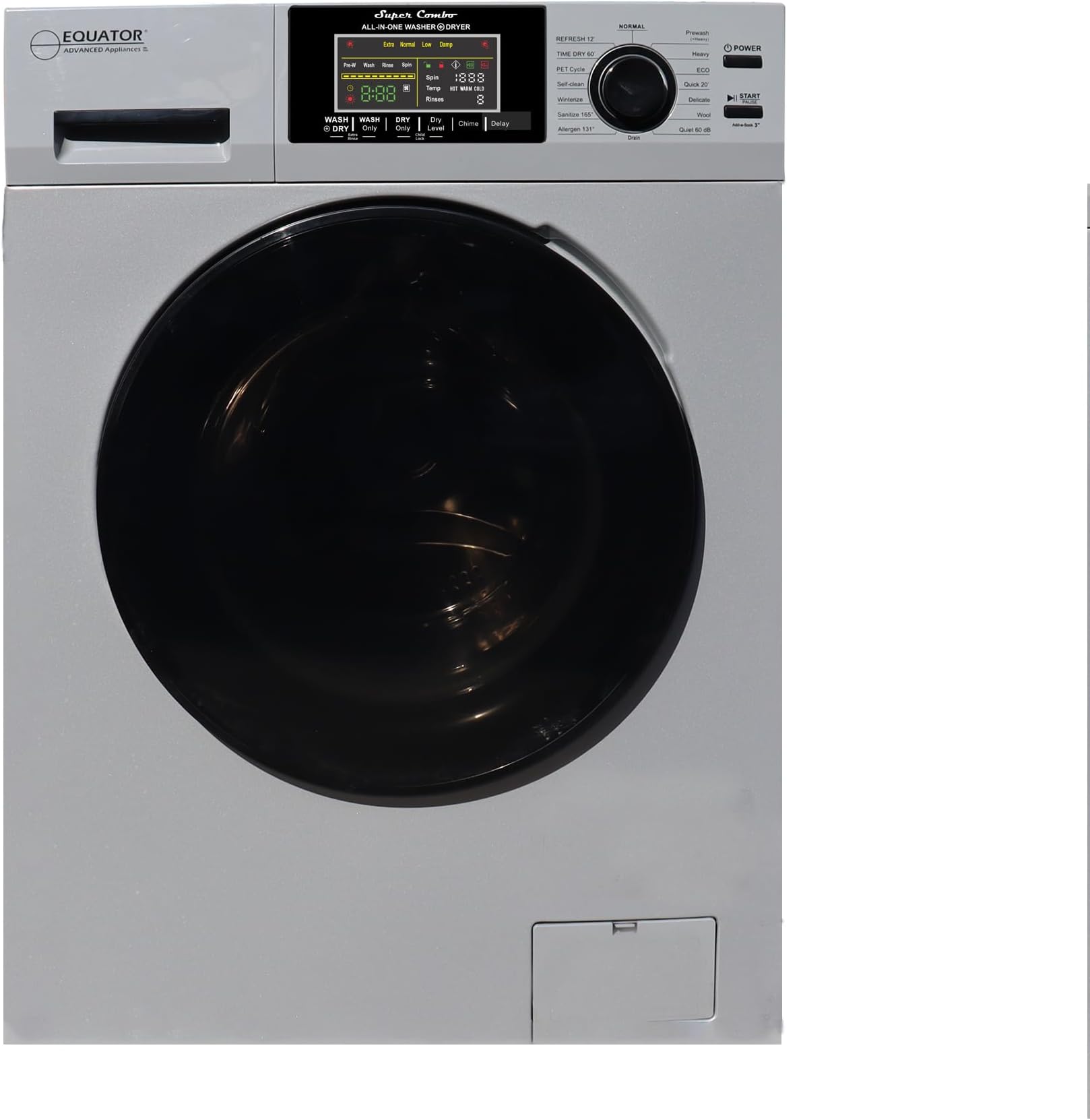 Amazon.com: Equator All-in-One Washer Dryer VENTED-DRY 30% FASTER than ...