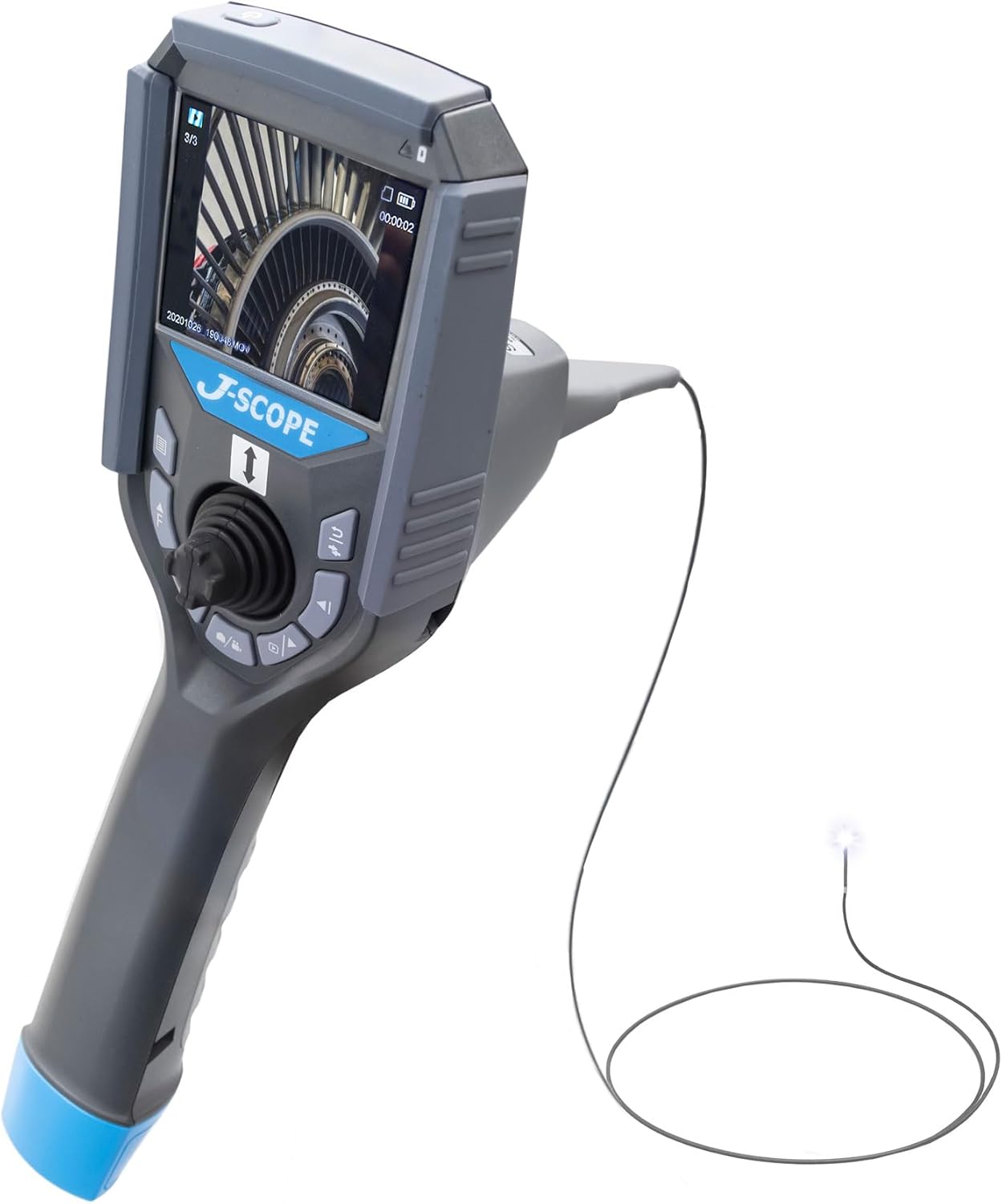 Amazon.co.jp: J-SCOPE(ジェイスコープ) 先端可動式工業用内視鏡HJ-ADV φ2.2mm2方向 タングステン長さ1m ...