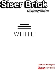 Amazon.com: Siser Brick 600 HTV 20"x1ft - Iron On Heat Transfer Vinyl ...