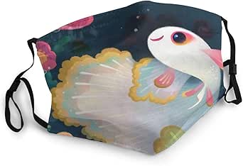 HAOZAILAI-Flower Guppy -Dust mask (Multiple Filters) Black at Amazon ...