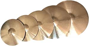 Amazon.com: 14" 16" 18" 20" 5 Pcs Handmade Practice Cymbals Cymbal Sets ...
