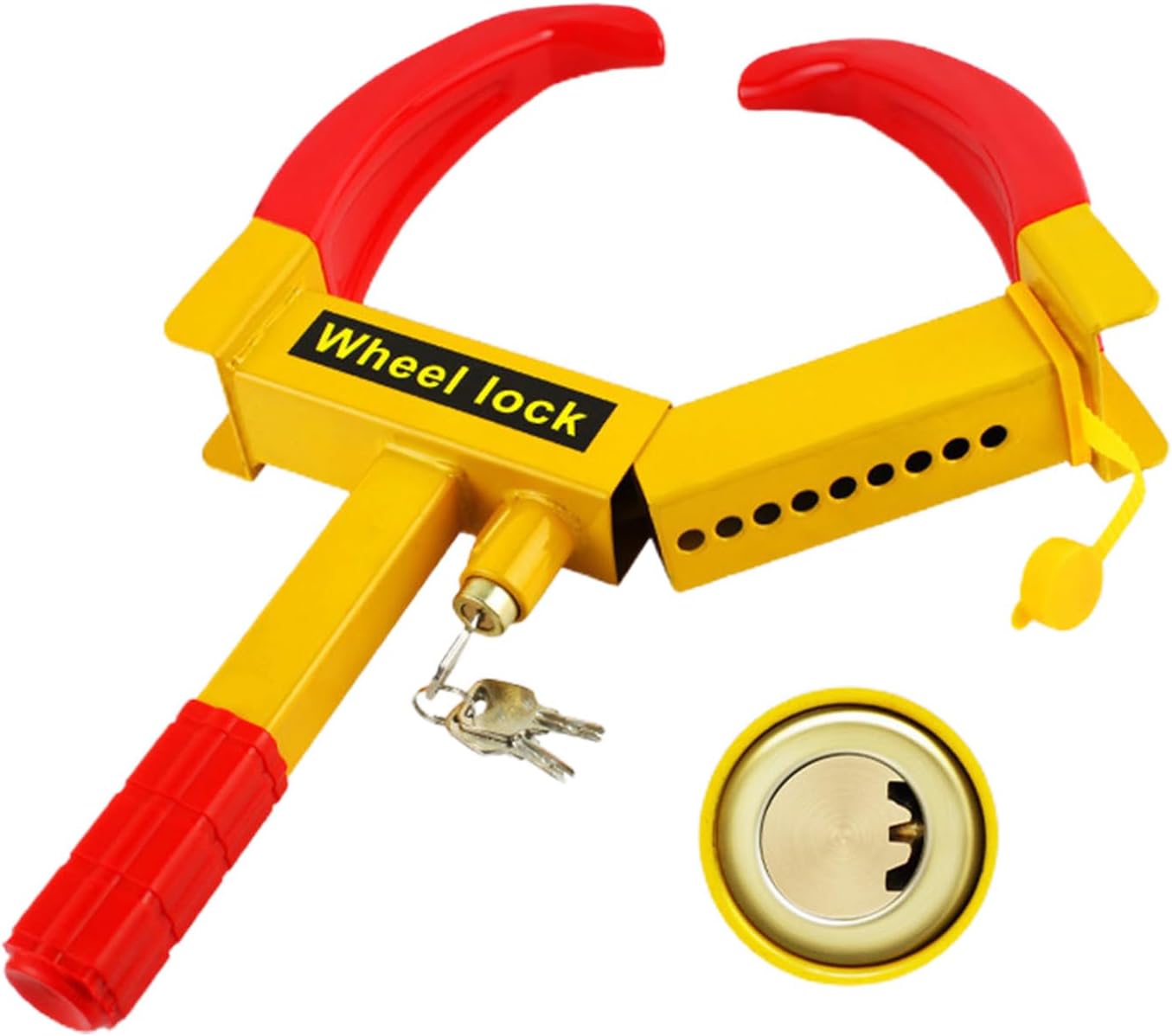 huihuay Wheel Lock Wheel Clamp Lock Heavy Duty Wheel Lock Anti Theft ...