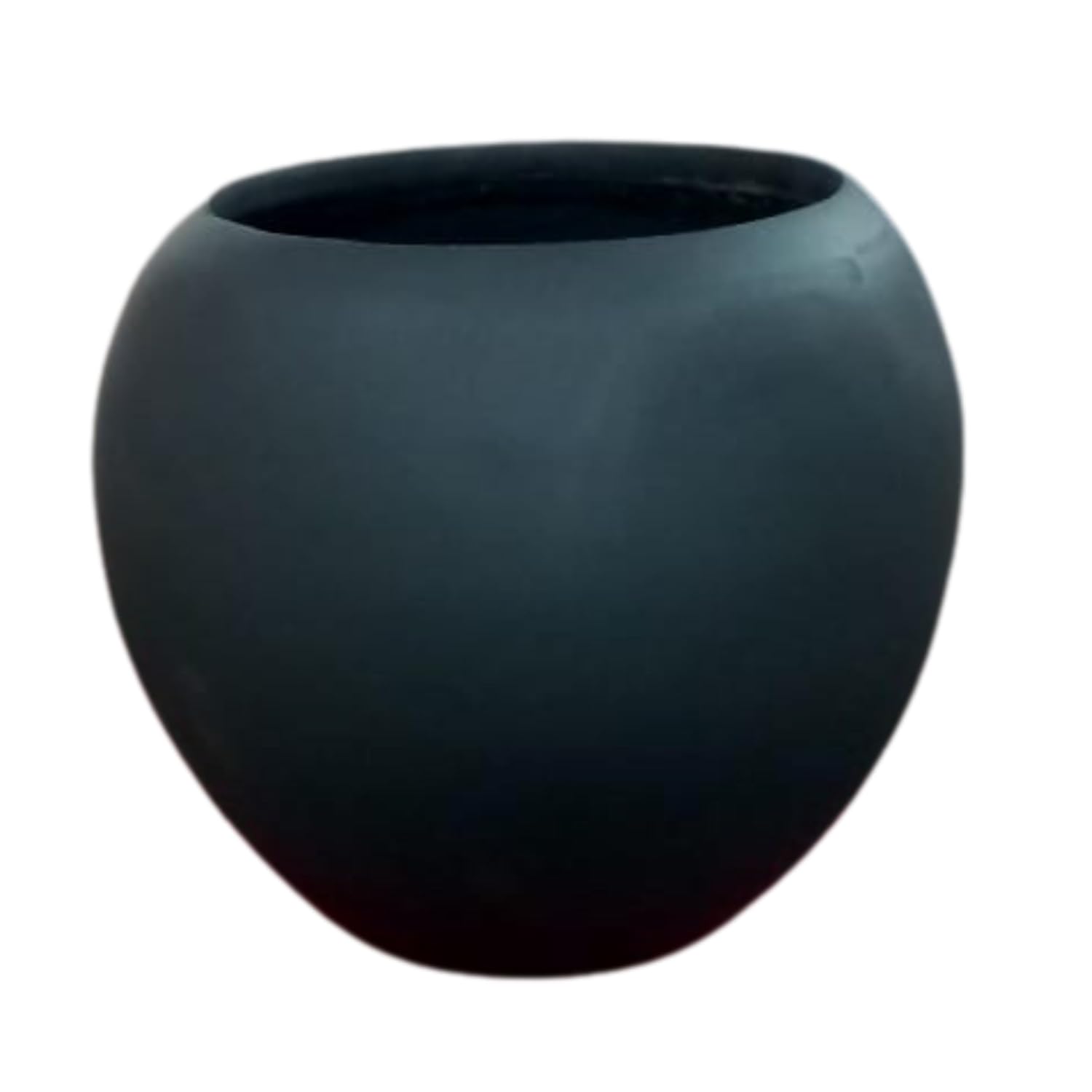 Modern Round Fiberglass Planter Pot for Indoor Outdoor Plant and Garden ...