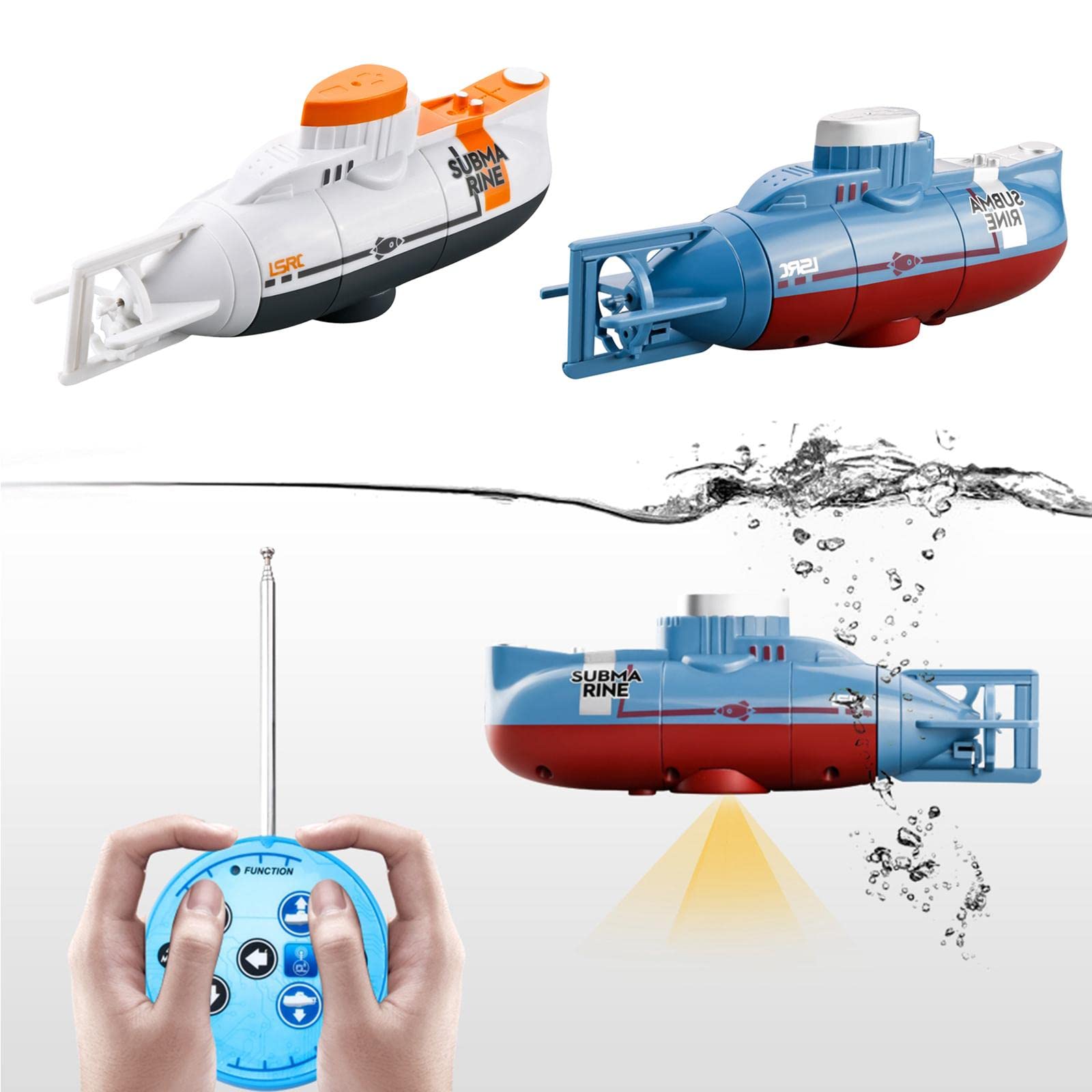 Mini RC Submarine 6CH Speed Remote Control Boat Waterproof
