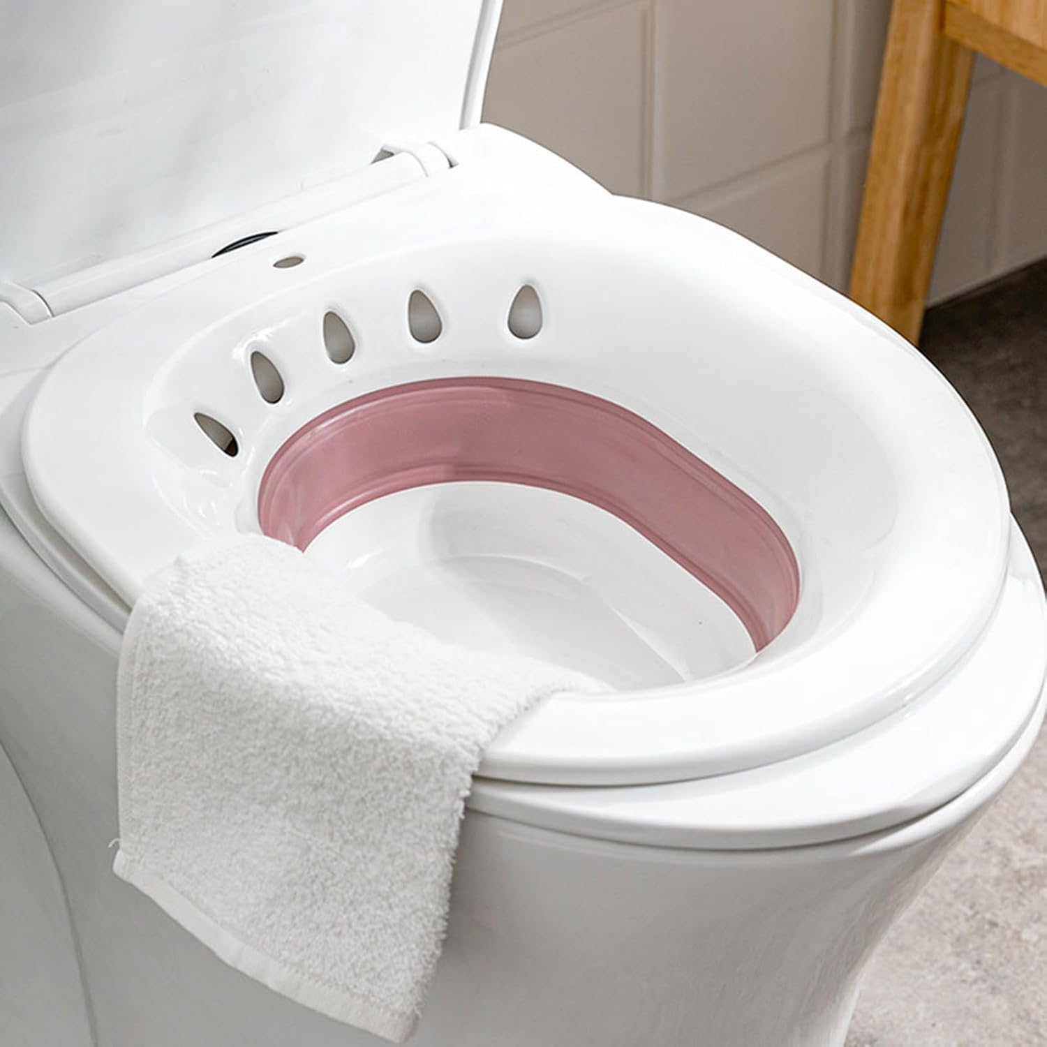 Amazon.com: Sitz Bath for Toilet Seat Foldable Sitz Bath Soak for ...