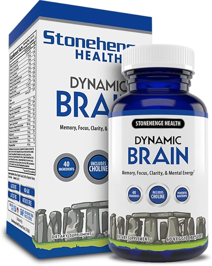 Amazon.com: Stonehenge Health Dynamic Brain Supplement – Memory, Focus ...