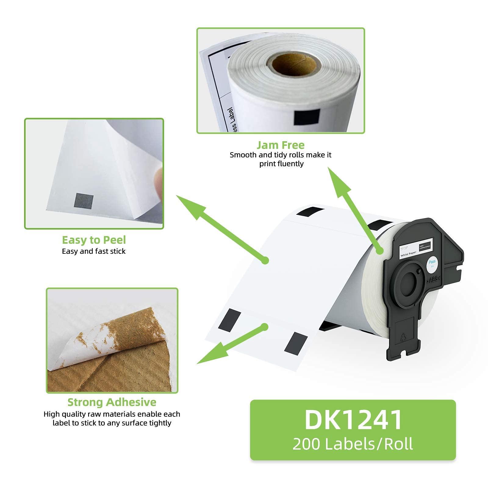 Anylabel Compatible 4" x 6" Shipping Labels Replacement for DK-1241 ...