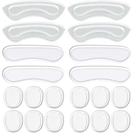 Amazon.com: Gel Heel Pads [12 PCS] Soft High Heel Pads Shoe Pads ...