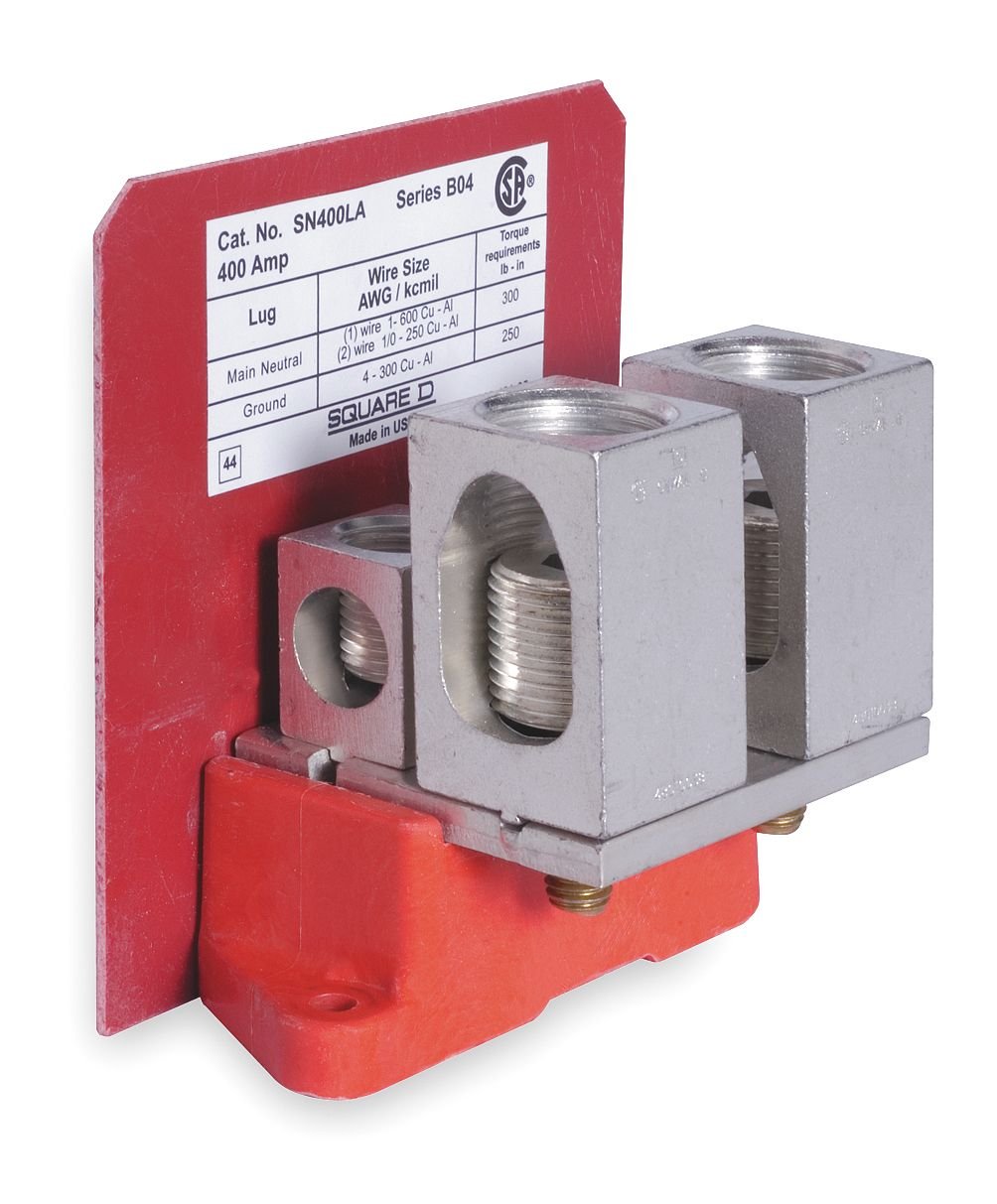 SCHNEIDER ELECTRIC SN400LA Neutral Assembly Insulated Ground able ...